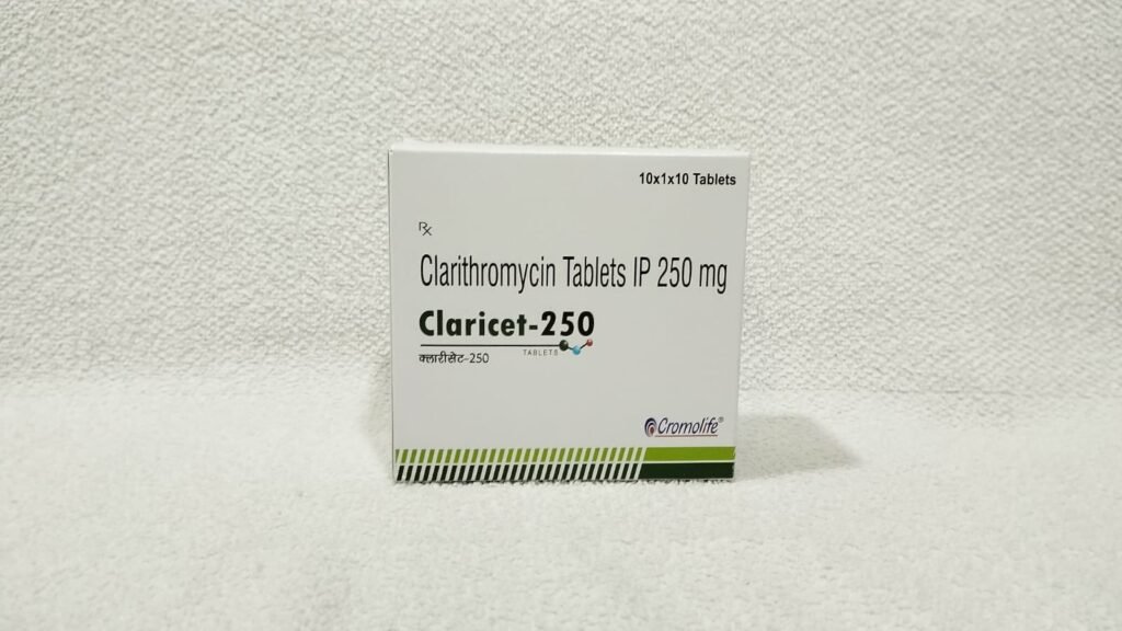 (Claricet-250 Tab) Clarithromycin 250mg Tablets Manufacturer & Supplier ...