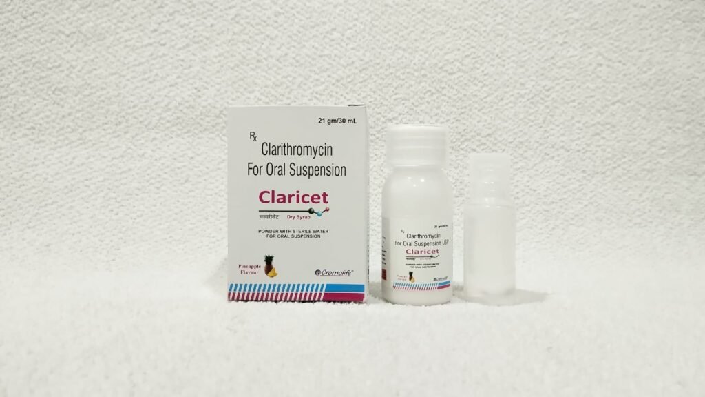 (CLARICET DRY SYRUP) Clarithromycin Oral Suspension Manufacturer ...