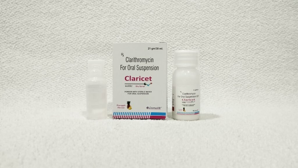 (CLARICET DRY SYRUP) Clarithromycin Oral Suspension Manufacturer ...
