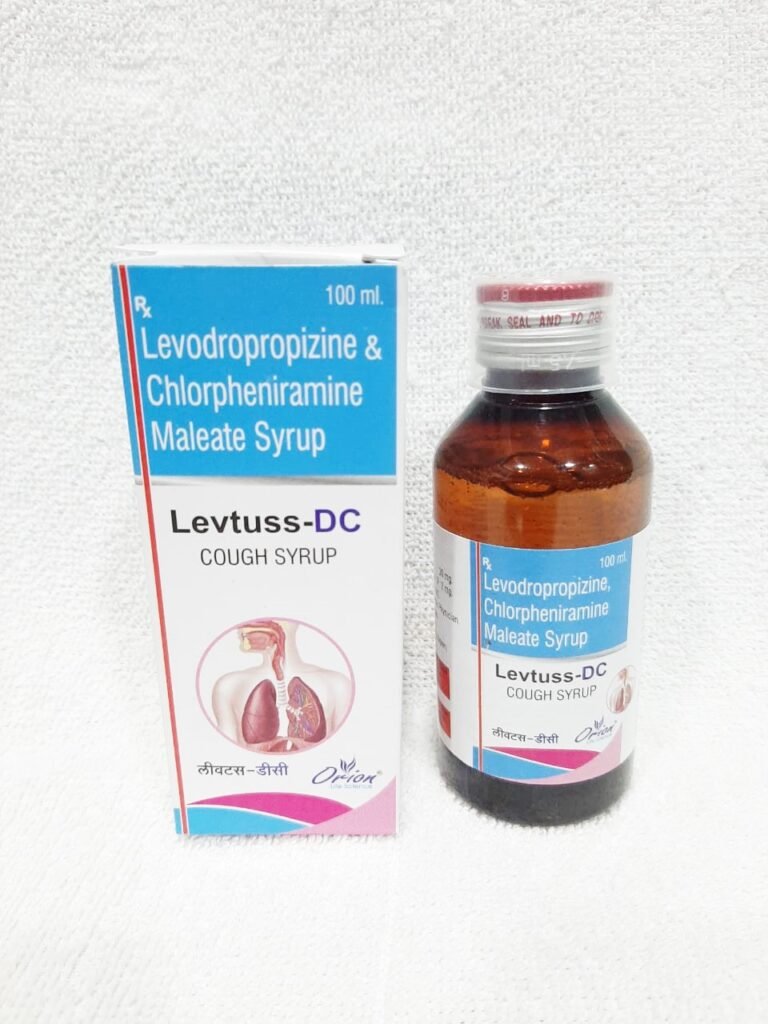 (Levtuss-DC syrup) Levodropropizine And Chlorpheniramine Maleate Syrup ...