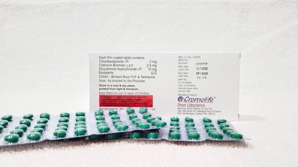 (VASOREX TABLETS) Clidinium Bromide Chlordiazepoxide and Dicyclomine ...