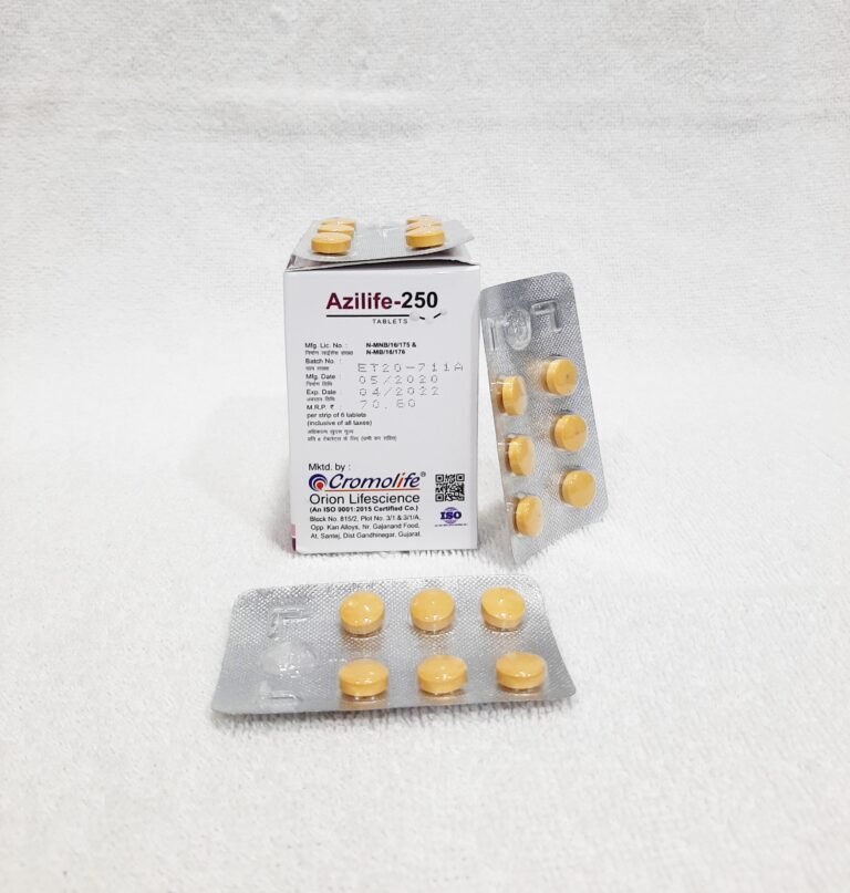 (Azilife-250 Tab) Azithromycin 250mg Tablets | Orion Life Science