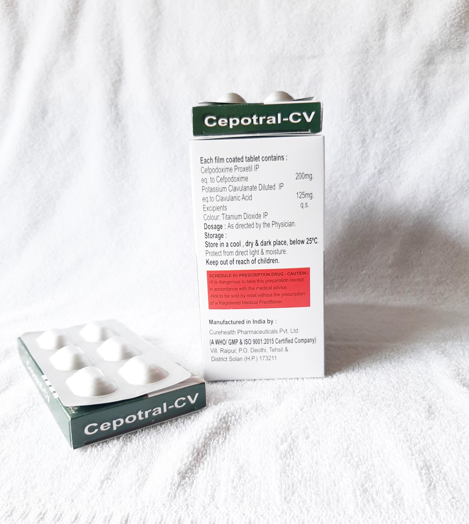 (CEPOTRAL - CV TABLETS) Cefpodoxime And Potassium Clavulanate Tablets ...