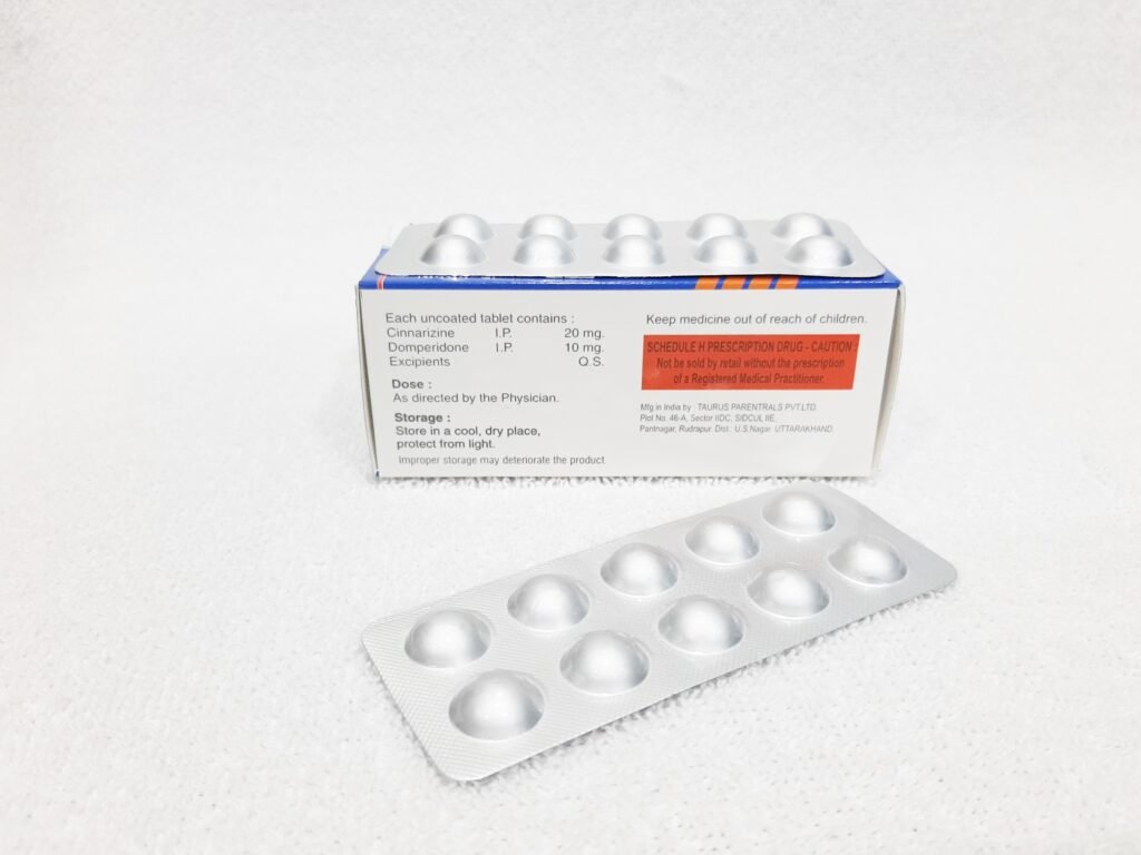 (Cinron-D Tab) Cinnarizine and Domperidone Tablets Manufacturer ...