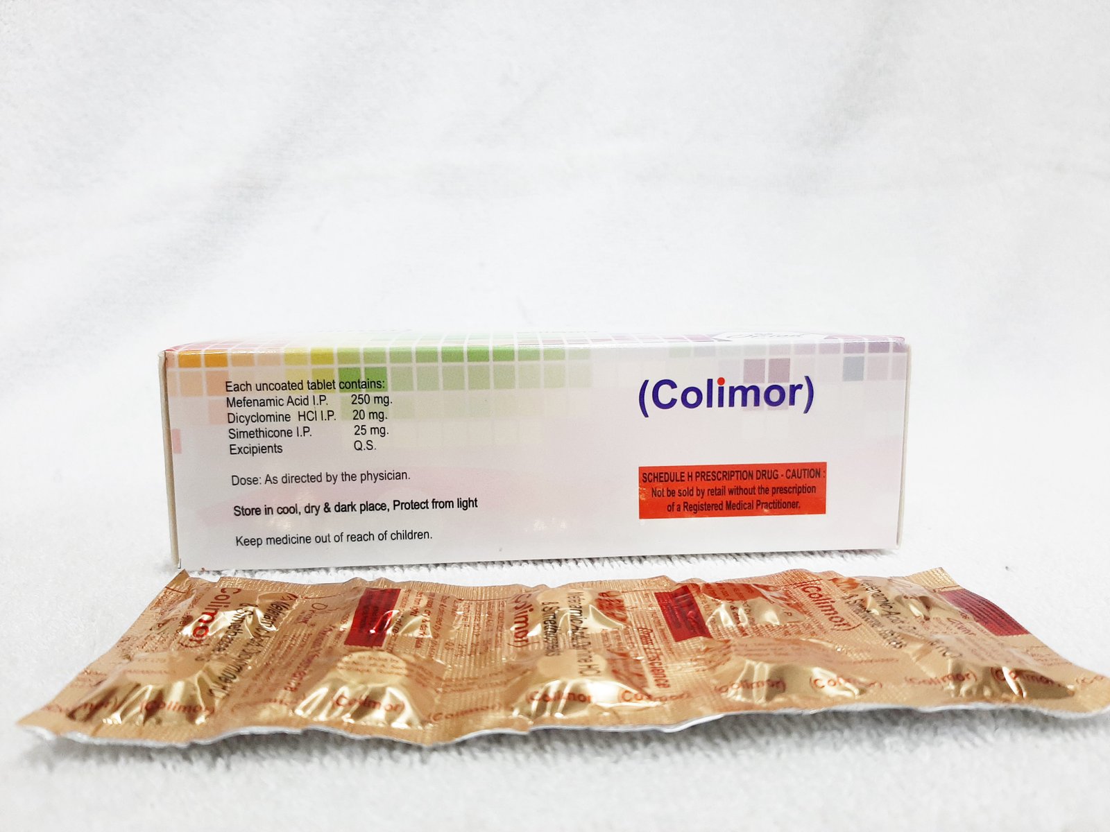 Mefenamic Acid, Dicyclomine HCL and Simethicone Tablets | Orion Life ...