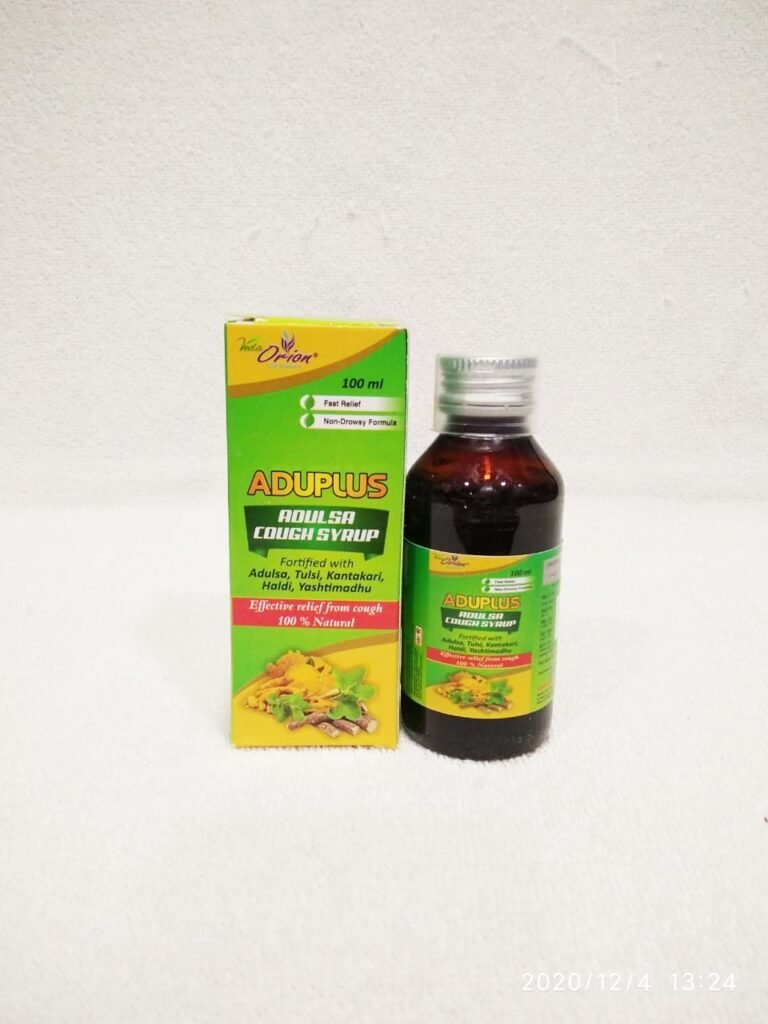 (Aduplus Cough Syrup ) Adulsa Cough Syrup Fortified With Adulsa, Tulsi ...